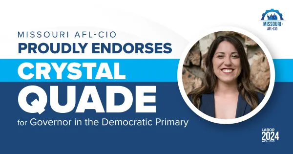 Crystal Quade: The Interview | Missouri AFL-CIO
